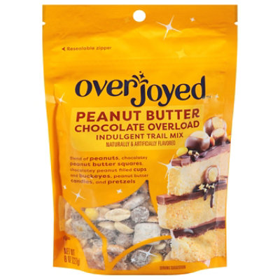 Overjoyed Indulgent Peanut Butter Chocolate Overload Trail Mix - 8 Oz ...