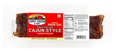 John F Martin Cajun Bacon Thick Cut 20oz - 20 OZ - acmemarkets