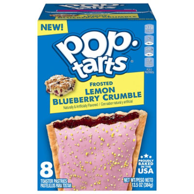 Kelloggs Pop Tarts Lemon Blueberry 13.5oz - 13.5 OZ - safeway