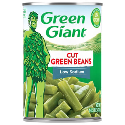 Green Giant Low Sodium Cut Green Beans 14.5oz - 14.5 OZ - safeway