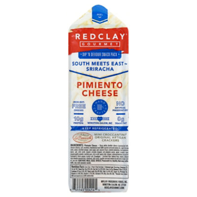 Red Clay Gourmet Sriracha Pimento Cheese Snack Pack - 2.65 OZ - safeway