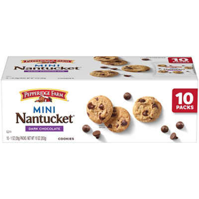 Pep Farm Nantucket Mini Dark Chocolate 10oz - 10 OZ - albertsons