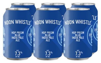 Noon Whistle's Hop Prism Blue Ipa Cans - 6-12 FZ - jewelosco