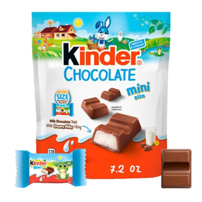 Kinder Chocolate Creamy Milky Filling Easter Chocolate Bar Mini Size ...