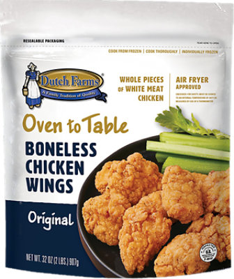 Dutch Farms Boneless Chicken Wings 32 Oz - 32 OZ - jewelosco