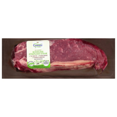 Beef Striploin Steak Boneless - 12 OZ - safeway