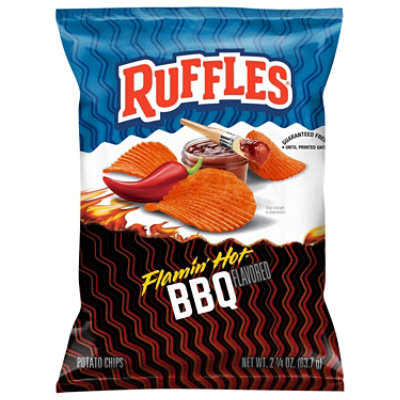 Ruffles Flamin Hot Bbq 2.25oz - 2.25 OZ - albertsons