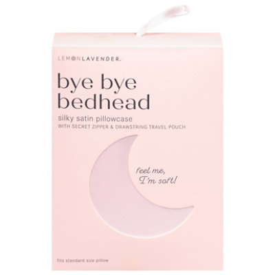 Lemon Lavender Bye Bye Bedhead Rosewater Silky Satin Pillowcase - Each ...