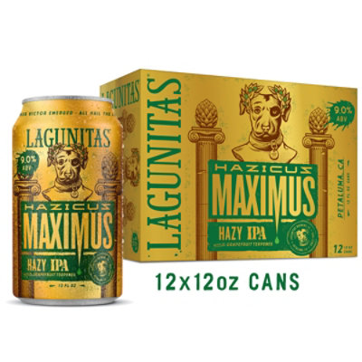 Lagunitas Hazicus Maximus 12pk Can - 12-12 FZ - albertsons