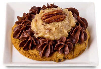 German Chocolate Iced Decadent Cookie - EA - jewelosco