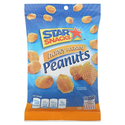 Star Snacks Honey Roasted Peanuts - 4.5 OZ - jewelosco