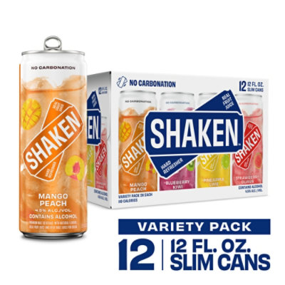 Shaken Variety Pack In Cans - 12-12FZ - albertsons