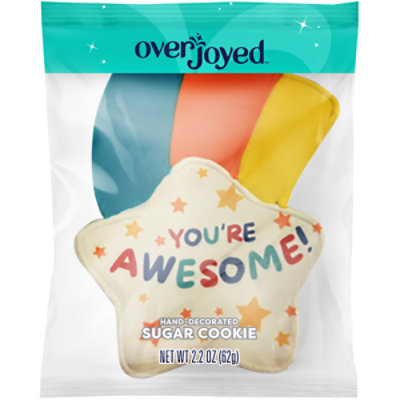 Overjoyed Decorated Youre Awesome Cookie 2.2 Oz - 2.2 OZ - vons