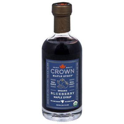Crown Maple Blueberry Maple Syrup Organic - 8.5 OZ - safeway