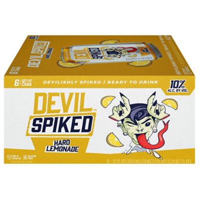 Devil Spiked Hard Lemonade - 6-12 FZ - acmemarkets