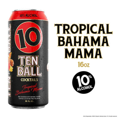 Ten Ball Bahama Mama 16oz In Cans - 16 FZ - randalls