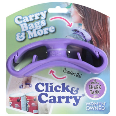 Purple Click & Carry Bag Handle - EA - jewelosco