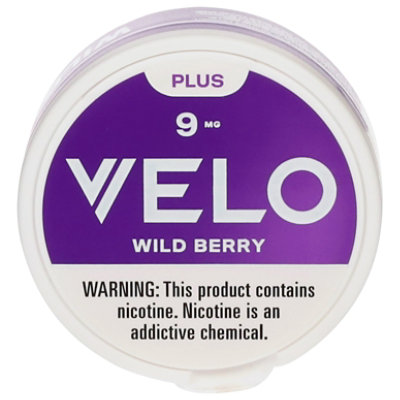 Velo Plus Wild Berry 9mg Pouches - 20 CT - carrsqc
