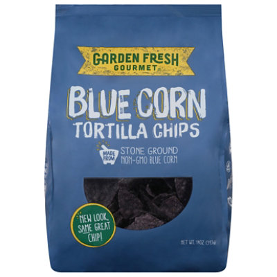 Garden Fresh Blue Corn Chips - 14 OZ - jewelosco
