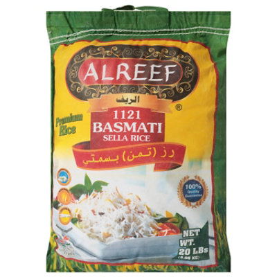 Al Reef Basmati Rice Grain Sella - 20 LB - safeway