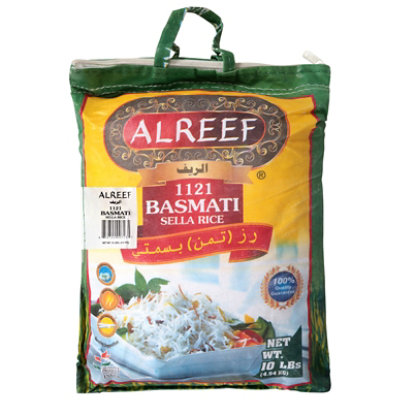 Al Reef Basmati Rice Grain Sella - 10 LB - safeway