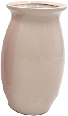Overjoyed Boutique Embossed Heart Vase Large Pink - Each - safeway