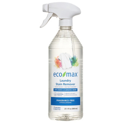 Eco Max Laundry Stain Remover Fragrance Free - 27.1 FZ - kingsfoodmarkets