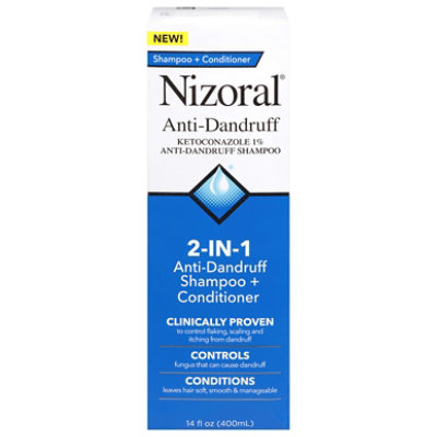 Nizoral Anti Dandruff Shampoo With Conditioner 14oz - 14 FZ - albertsons