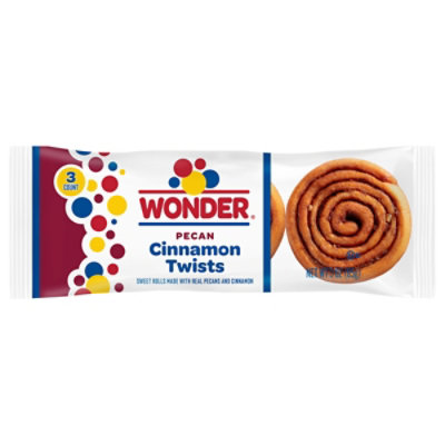 Wonder Cinnamon Pecan Spins - 3 OZ - safeway