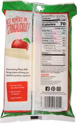 Frigo Cheeseheads Whole Milk String Cheese, 10 Oz - 10 OZ - albertsons