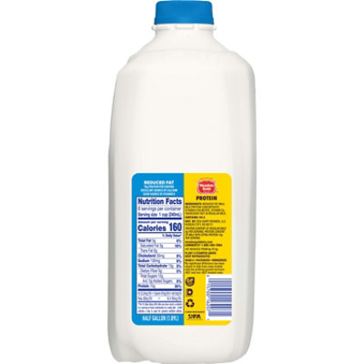 Meadow Gold Milk 2% Reduced Fat Protein Half Gallon - .5 GA - albertsons