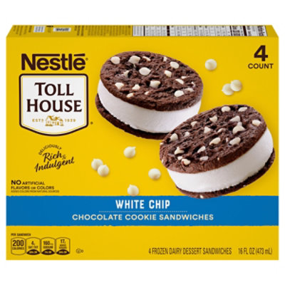 Tollhouse Premier White Chip Ice Cream - 16 FZ - albertsons